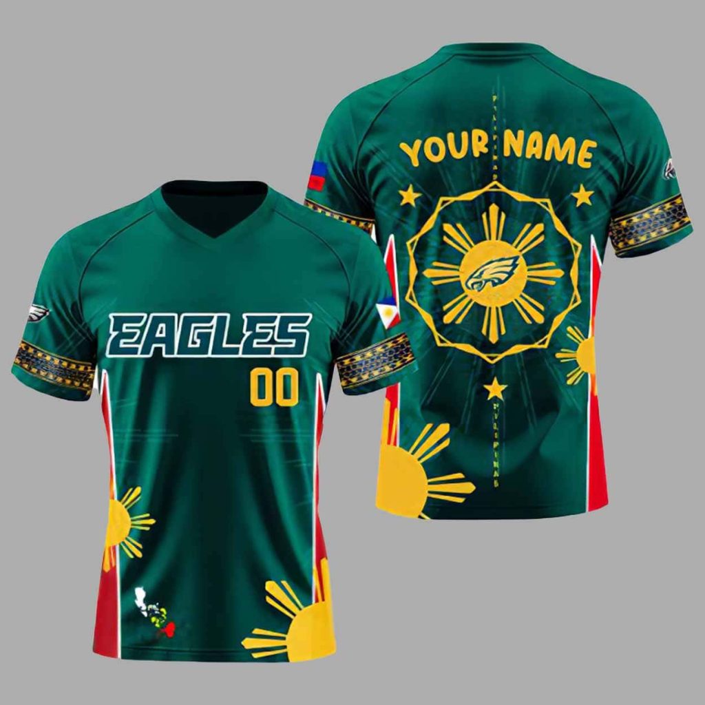 Eagles Filipino Heritage Month Football 2025 Jersey - Mofeetee