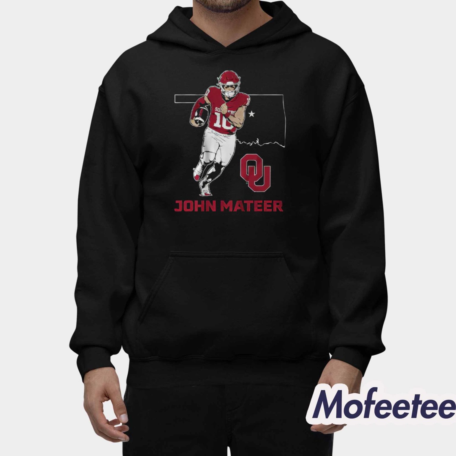 Oklahoma Football John Mateer State Star Shirt - Mofeetee