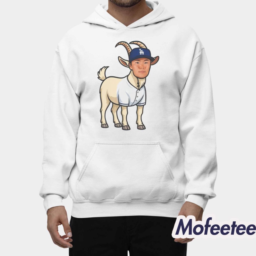 LA Dodgers Yoshinobu Yamamoto The Goat Shirt - Mofeetee
