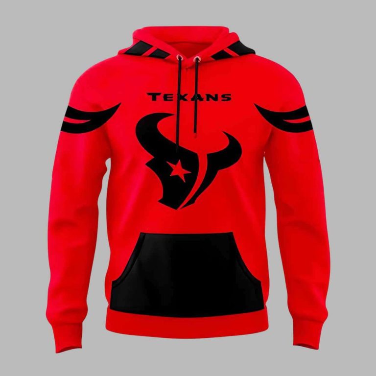Texans Battle Red 2025 Hoodie - Mofeetee