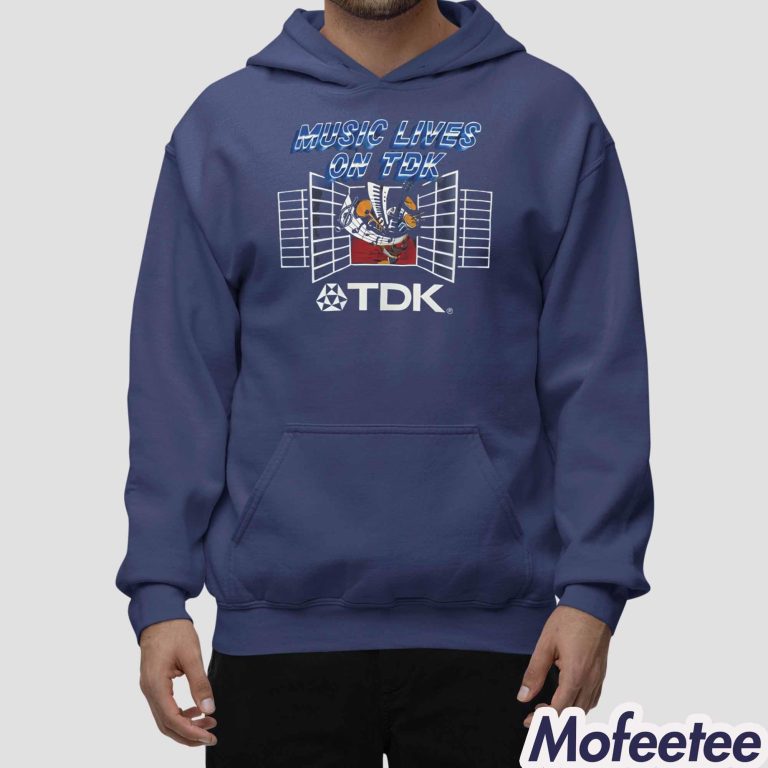 Music Lives On TDK Shirt - Mofeetee