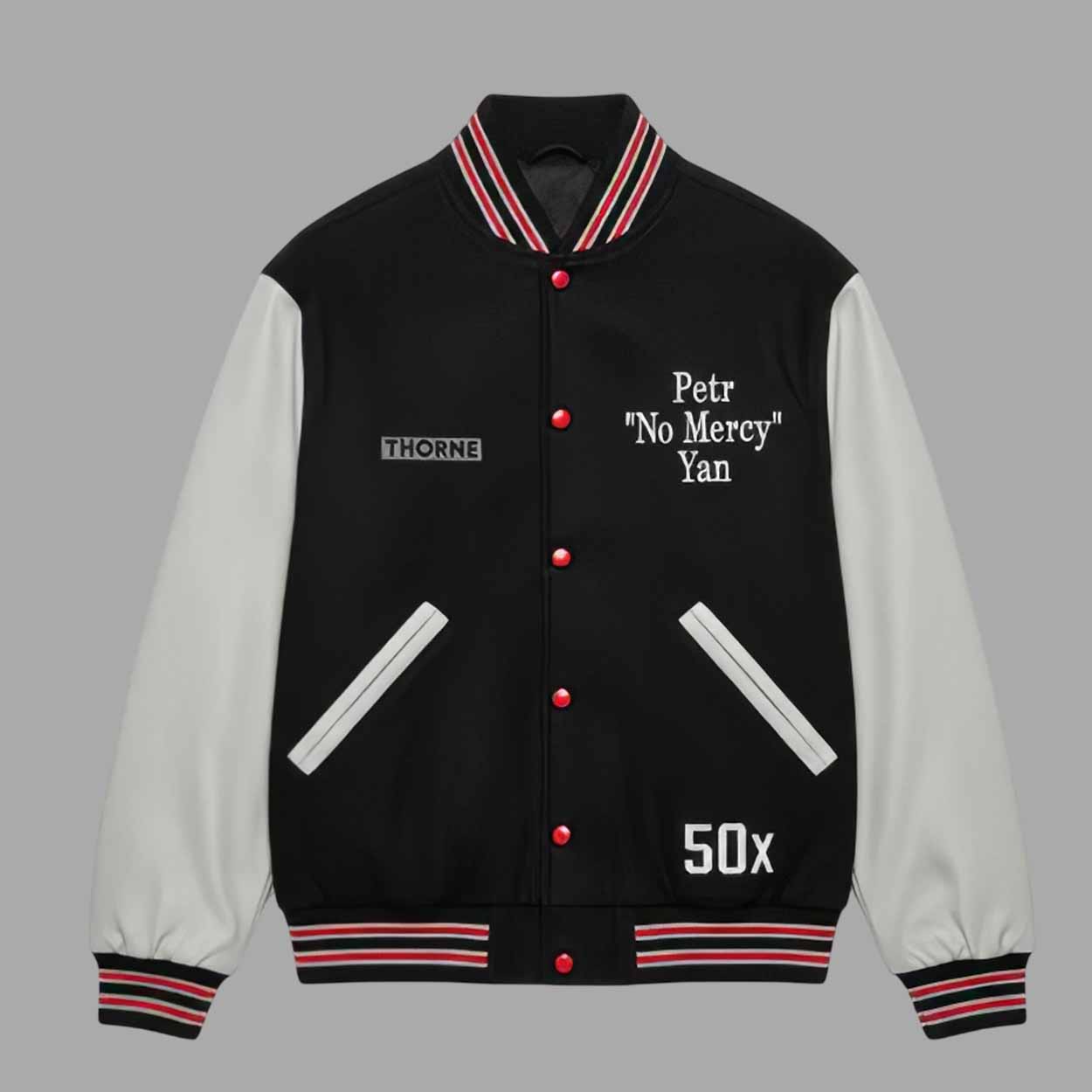 Petr Yan Thorne Petr No Mercy Yan 50x Jacket - Mofeetee